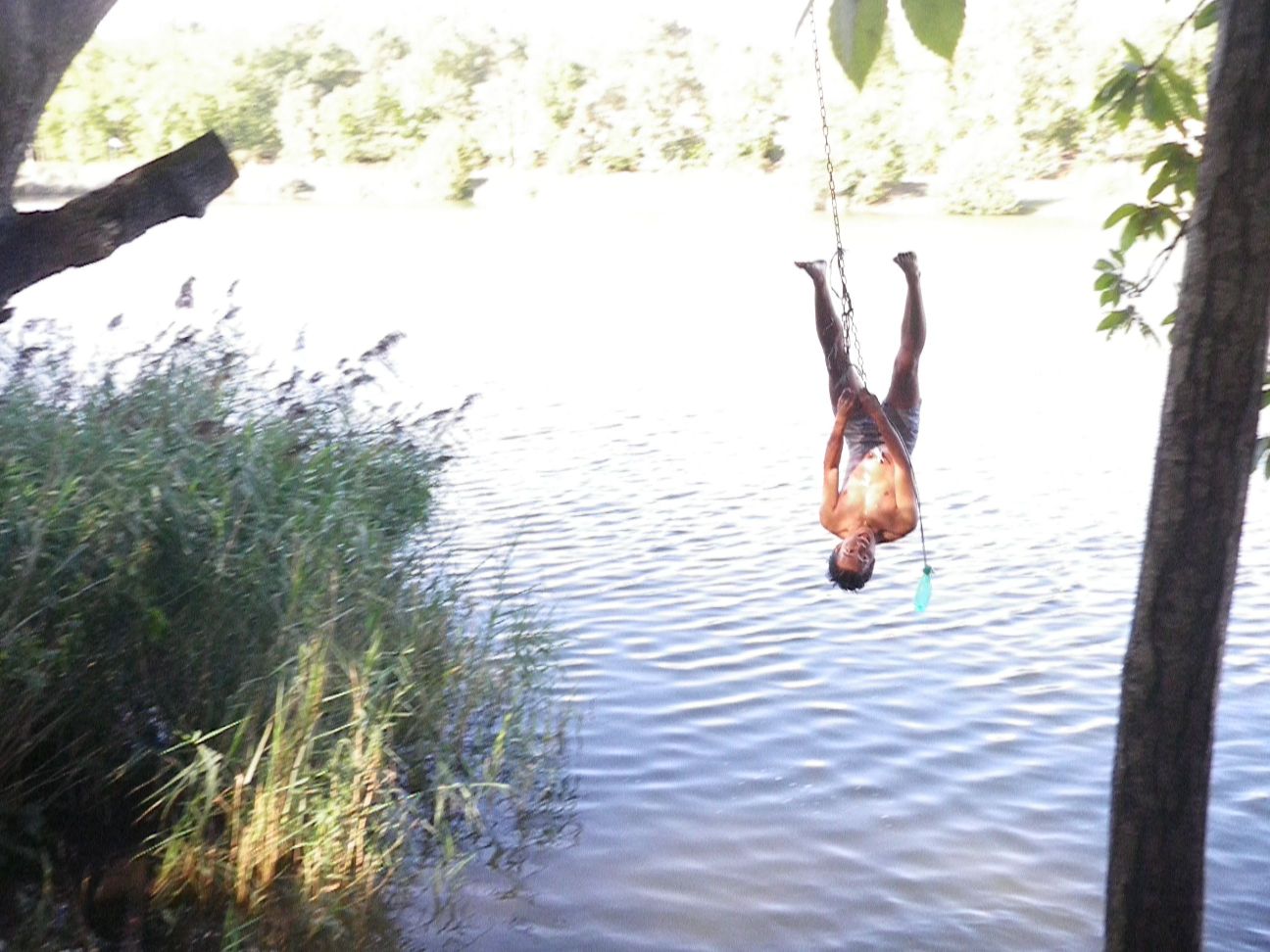 La Giraudiere test out the facilities at Brossac lake | Volunteering In ...