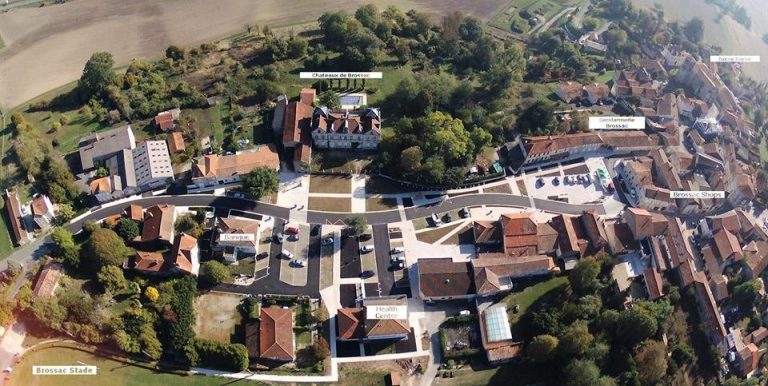 South West France Maps - Map of Brossac in Charente France